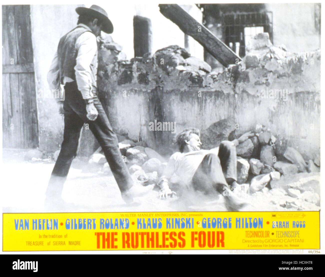 THE RUTHLESS FOUR, Klaus Kinski, 1968 Stock Photo - Alamy
