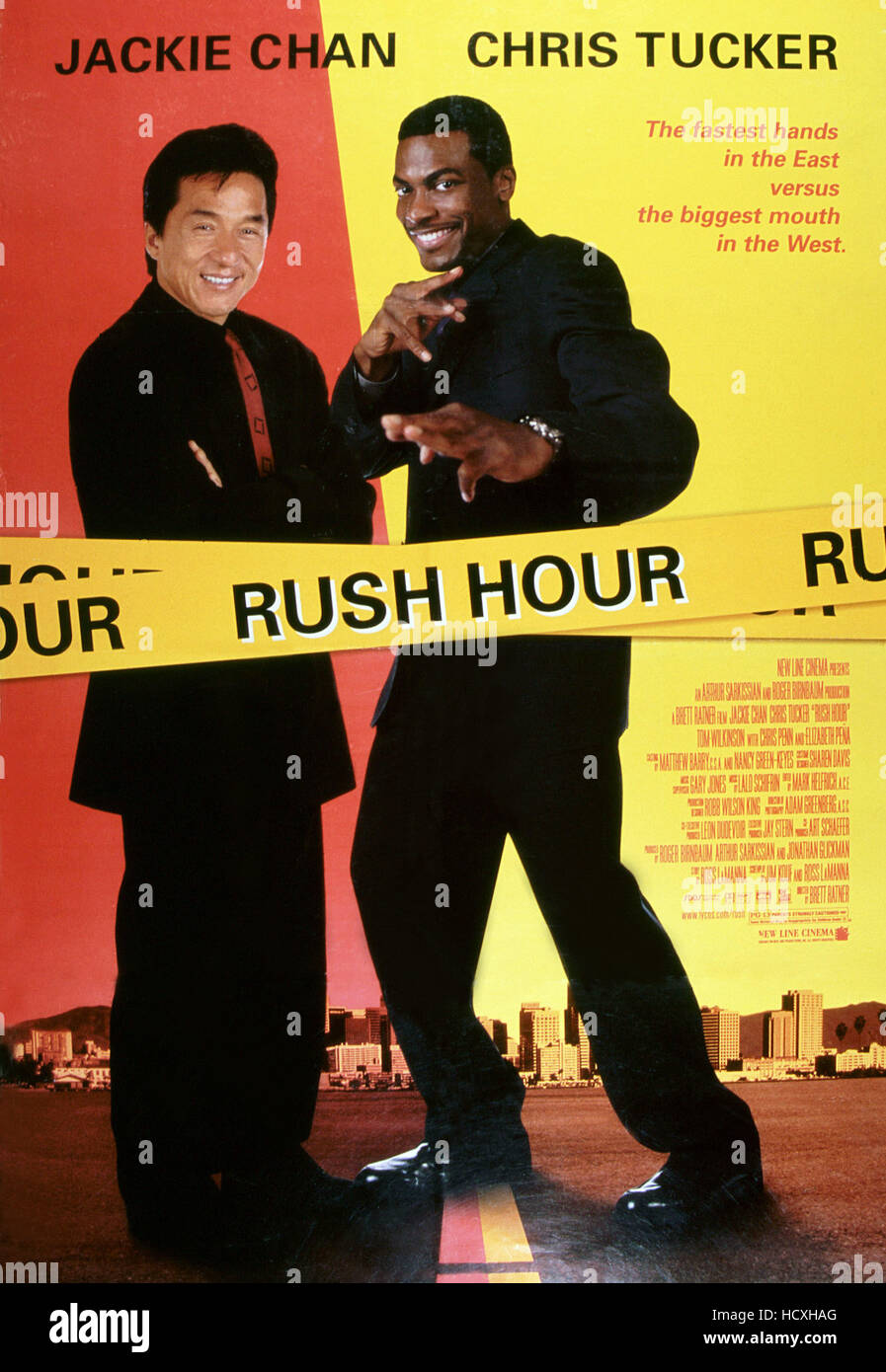 RUSH HOUR, US poster, from left: Jackie Chan, Chris Tucker, 1998, © New ...