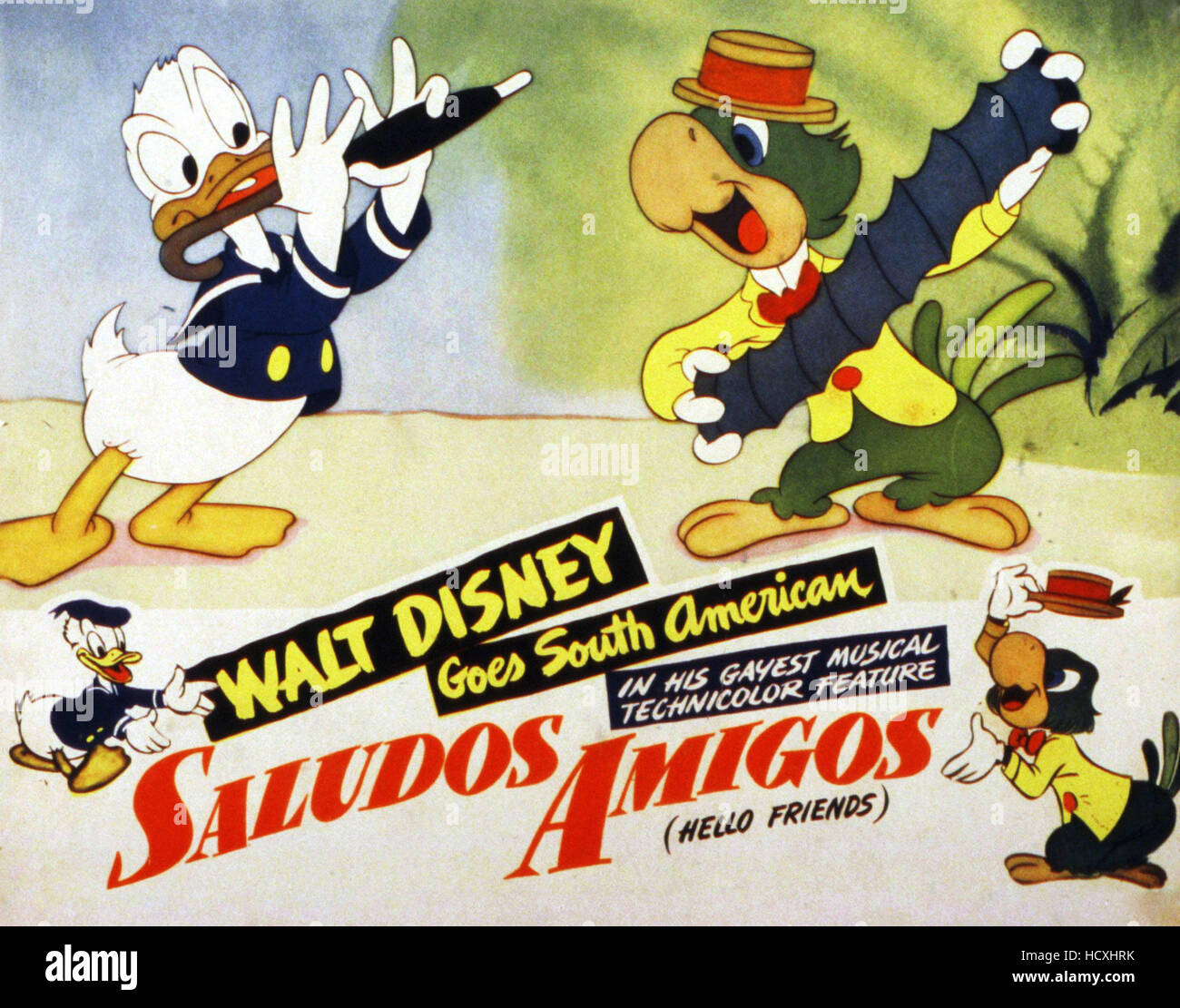 SALUDOS AMIGOS, Donald Duck, Jose Carioca, 1942 Stock Photo - Alamy