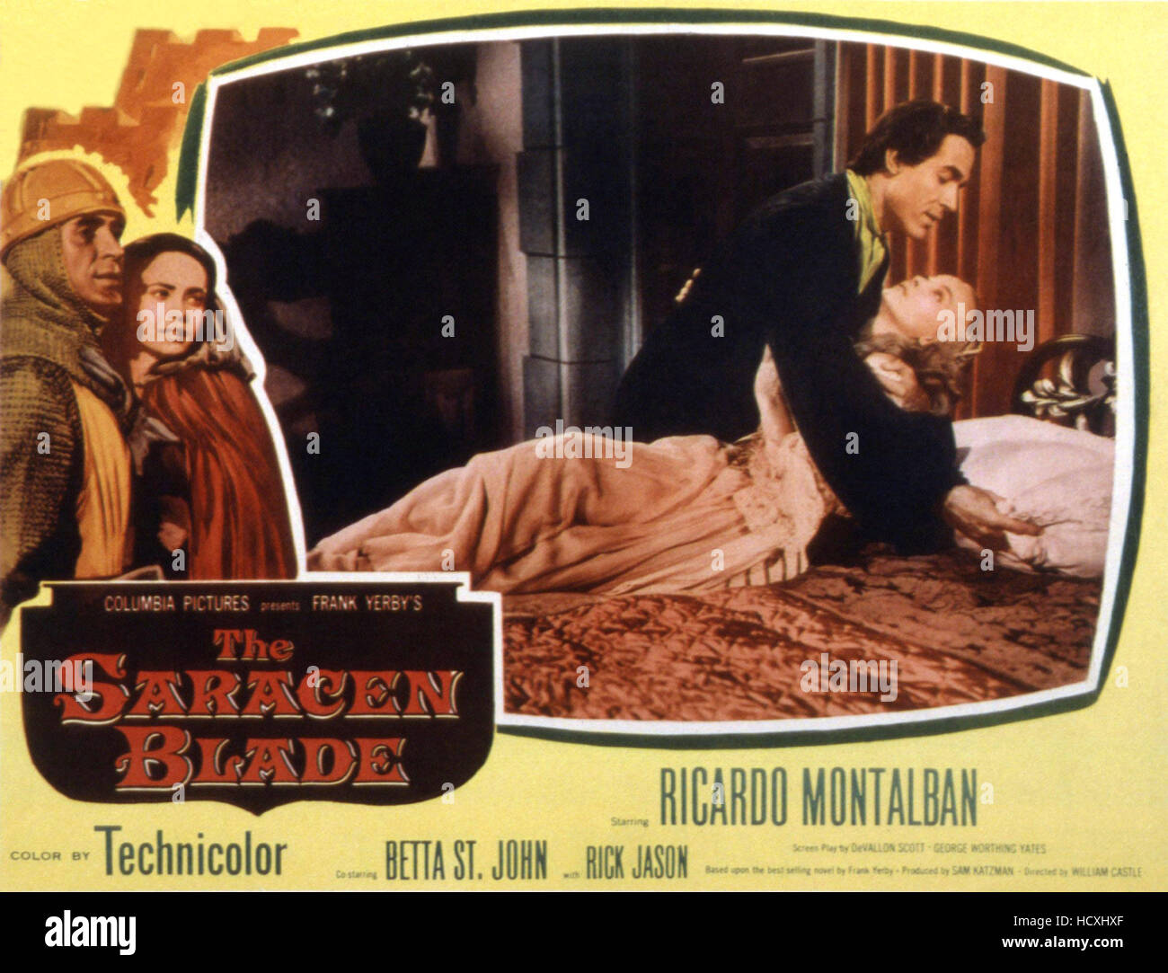THE SARACEN BLADE, Ricardo Montalban, Betta St. John, Ricardo Montalban ...