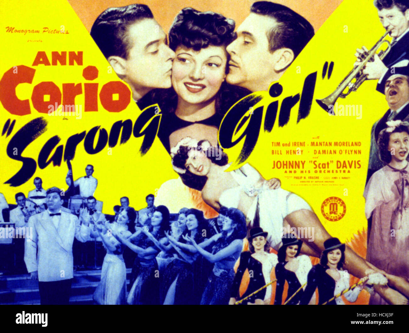 SARONG GIRL, Ann Corio, William Henry, Henry Kolker, Johnnie Davis, Tim ...