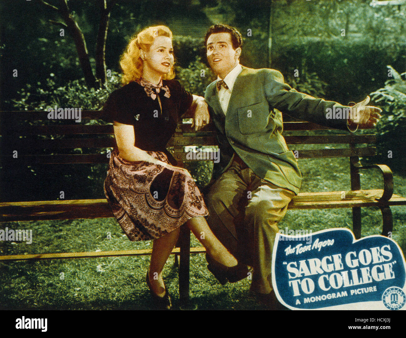 SARGE GOES TO COLLEGE, from left, June Preisser, Freddie Stewart, 1947 Stock Photo - Alamy