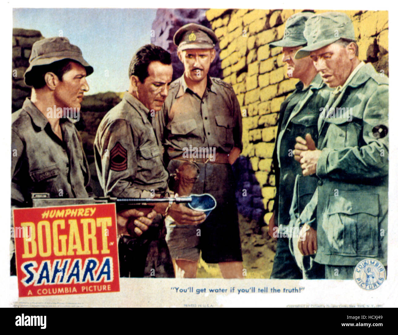 SAHARA, Humphrey Bogart (second from left), 1943 Stock Photo - Alamy