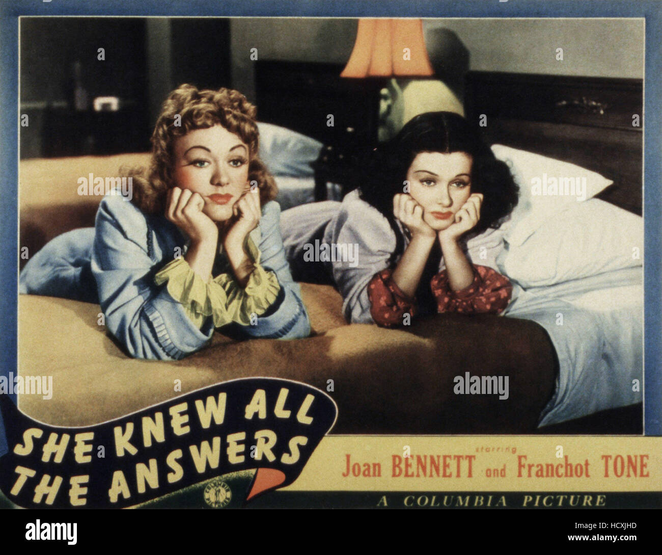 SHE KNEW ALL THE ANSWERS, US lobbycard, from left: Eve Arden, Joan ...