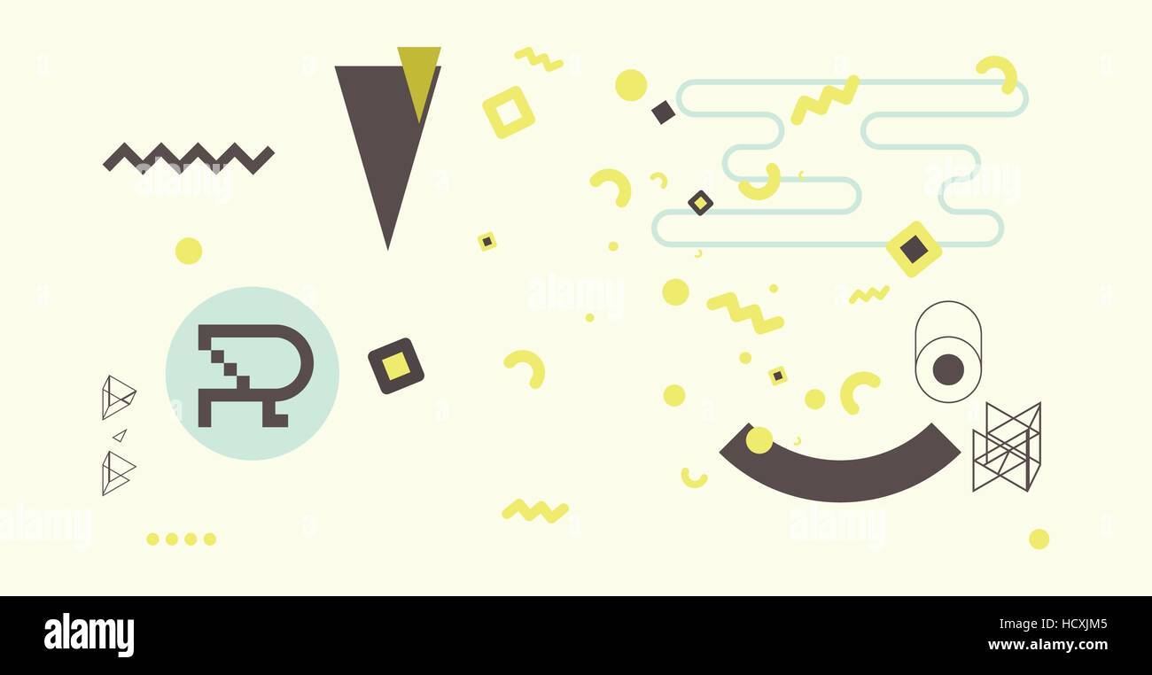 Geometric abstract design elements Stock Vector Image & Art - Alamy