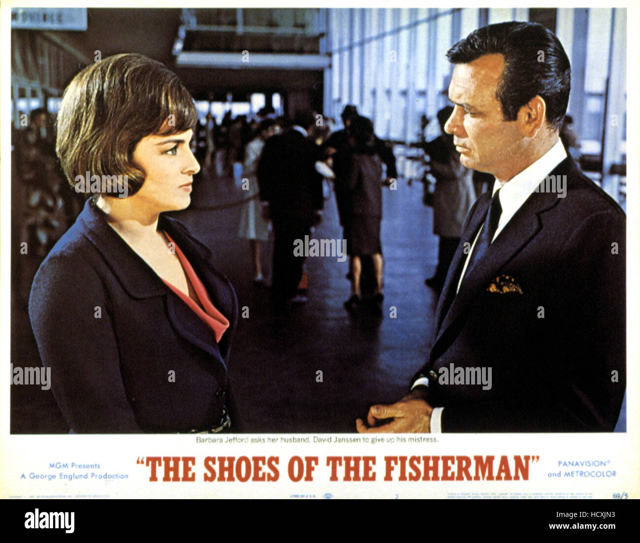 THE SHOES OF THE FISHERMAN, Barbara Jefford, David Janssen, 1968 Stock ...