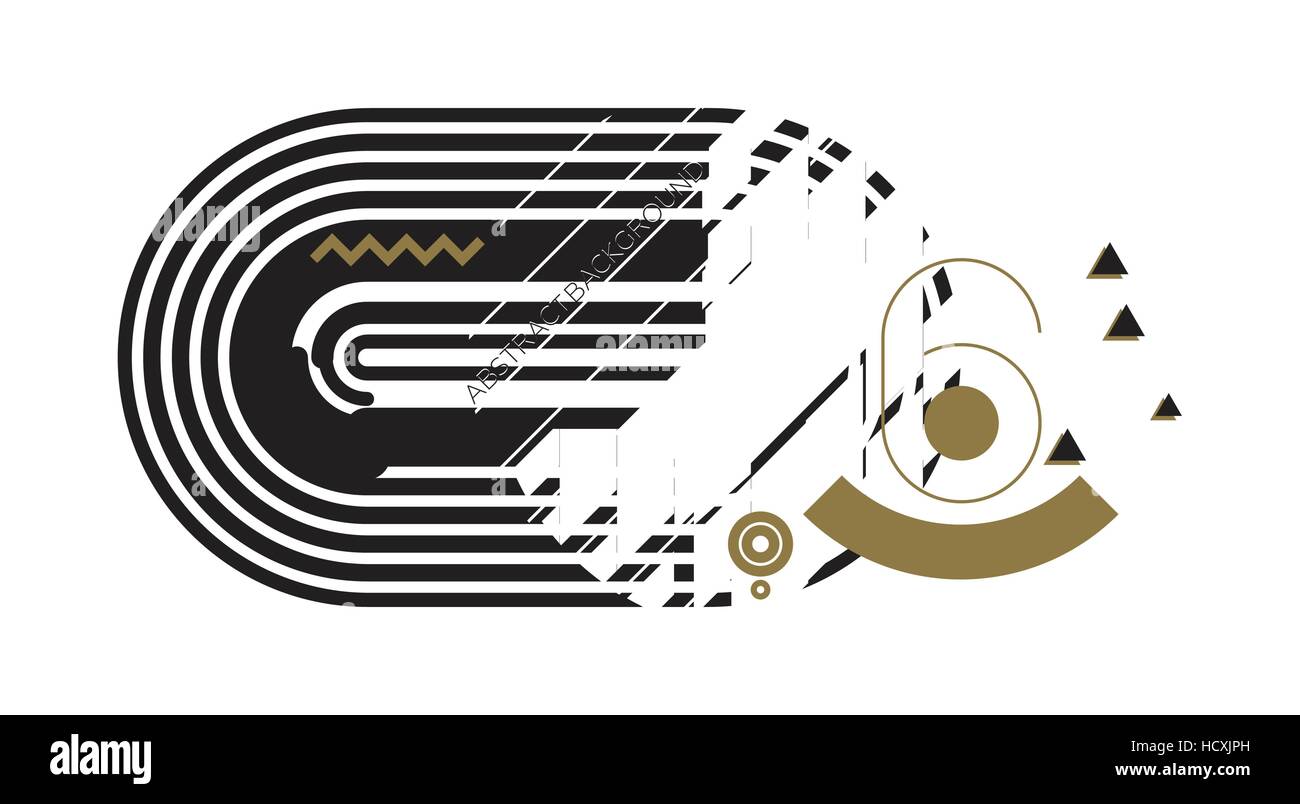 Geometric abstract design elements Stock Vector Image & Art - Alamy