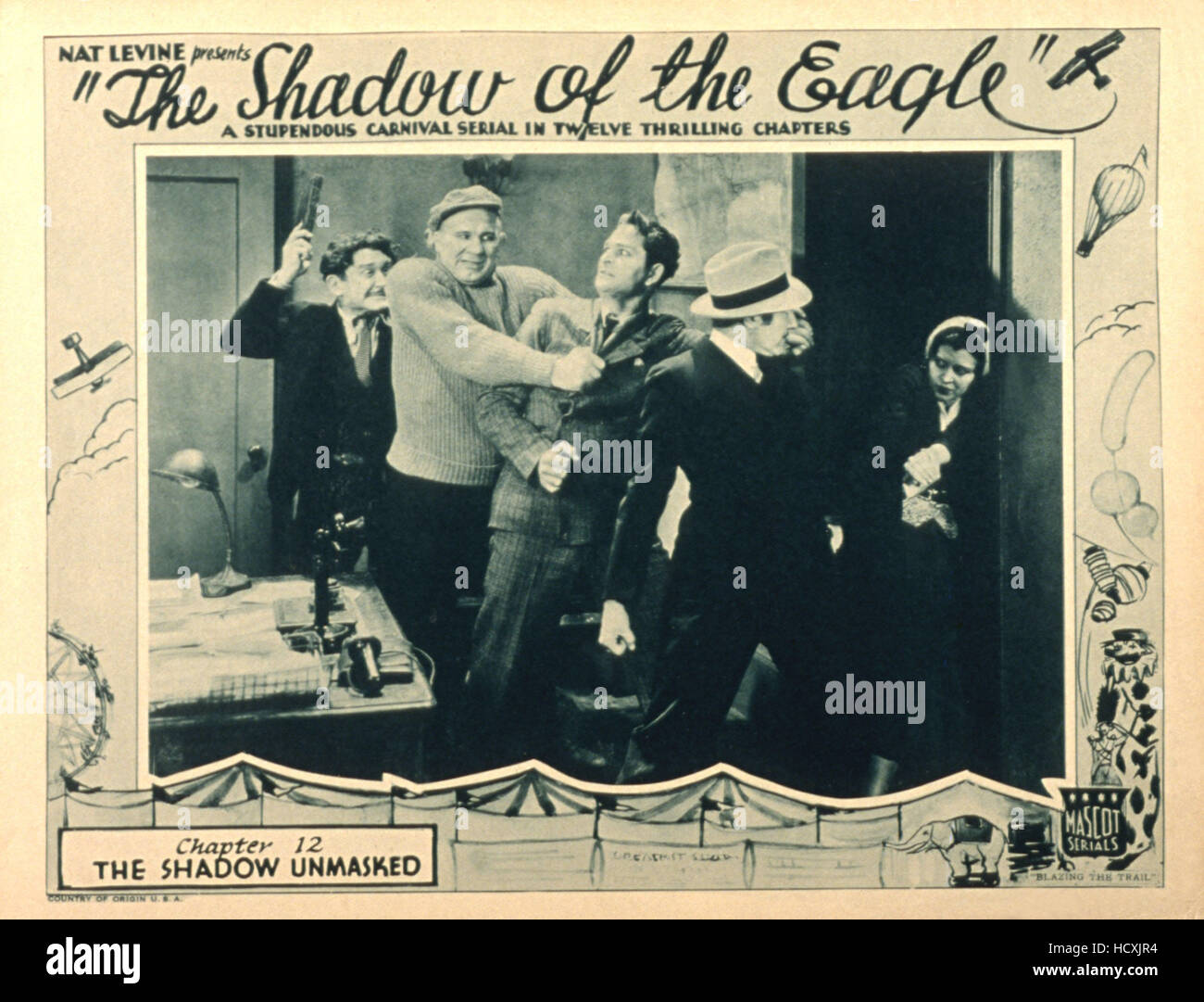 THE SHADOW OF THE EAGLE, Ivan Linow, Dorothy Gulliver, 1932 Stock Photo ...