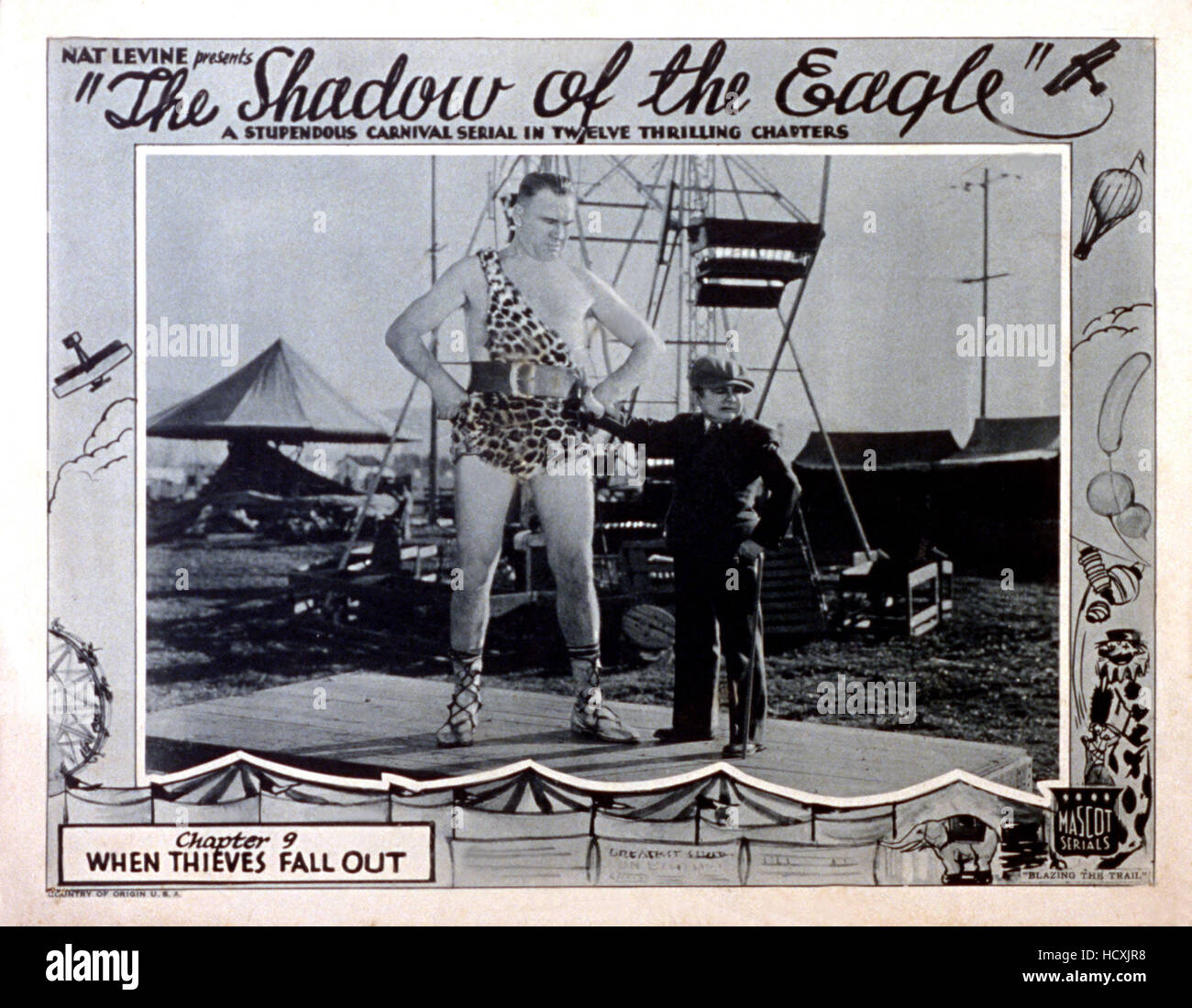 THE SHADOW OF THE EAGLE, Ivan Linow, Little Billy Rhodes, 1932 Stock ...