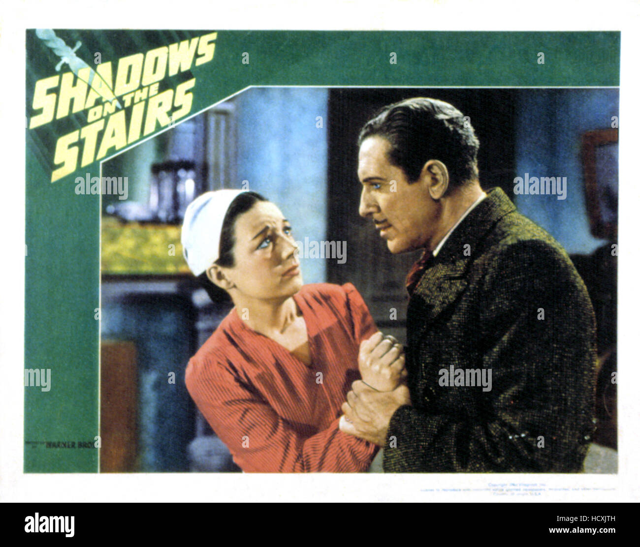 SHADOWS ON THE STAIRS, Phyllis Barry, Paul Cavanagh, 1941 Stock Photo ...