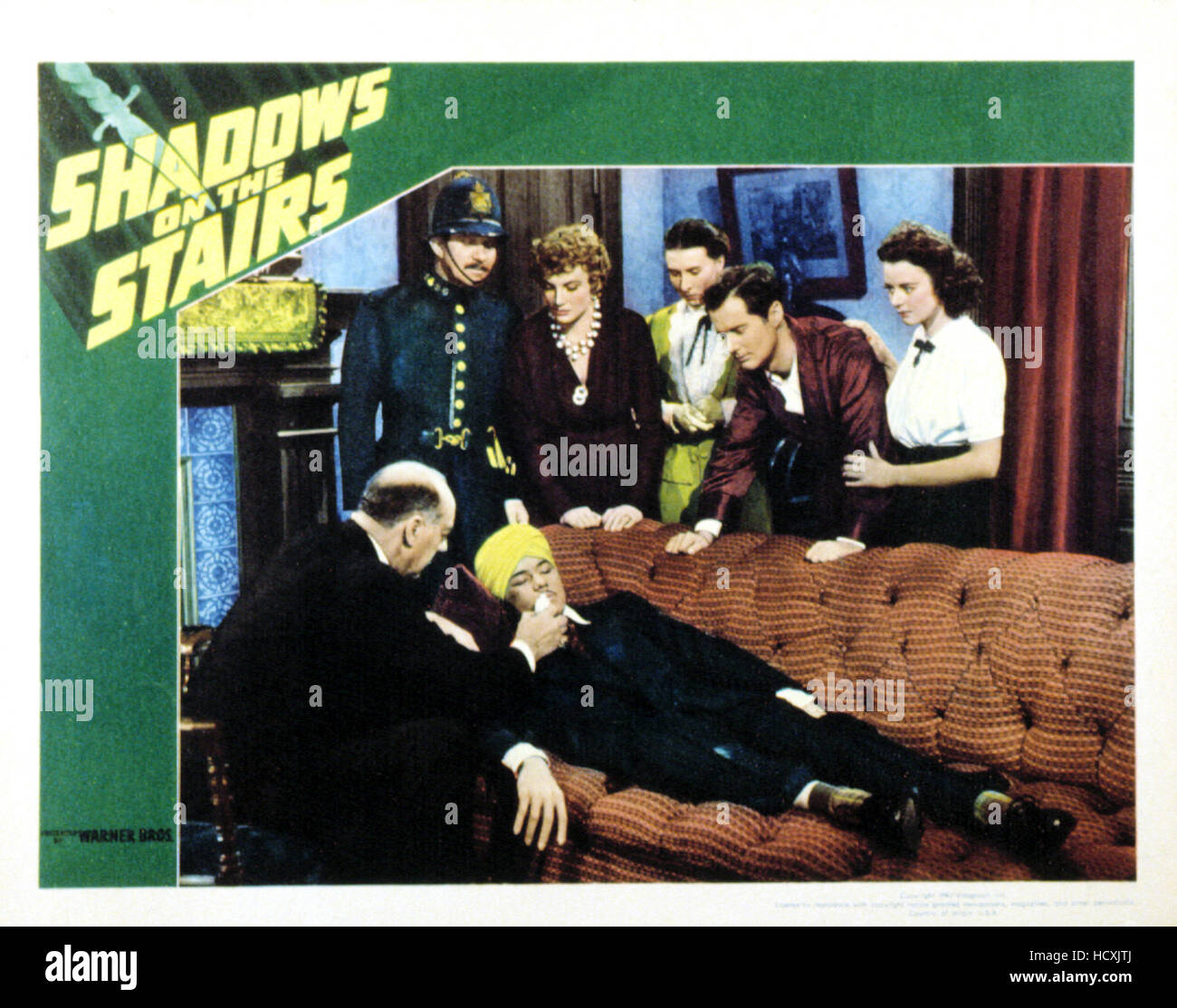 SHADOWS ON THE STAIRS, Lumsden Hare, Charles Irwin, Turhan Bey, Frieda ...