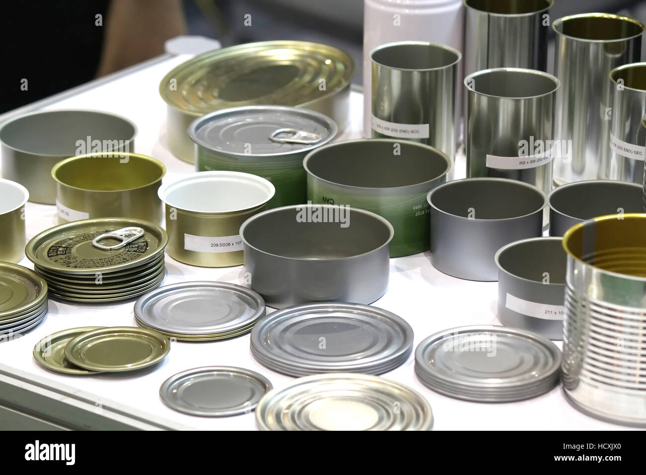 Food Can for Canning Industrial Stock Photo - Alamy