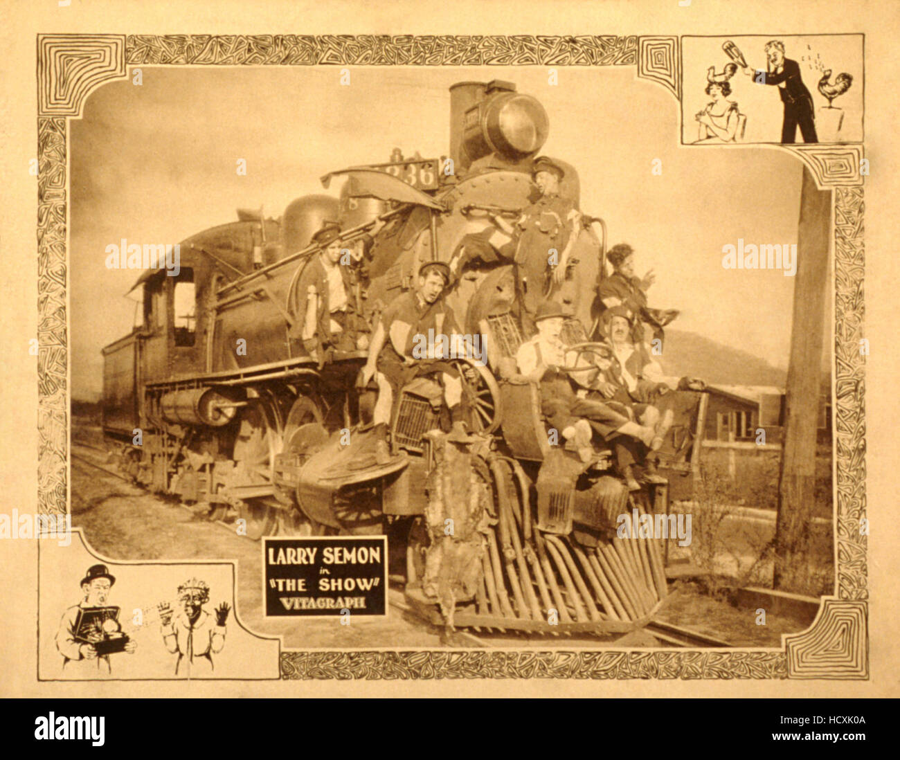 THE SHOW, Larry Semon, 1922 Stock Photo - Alamy