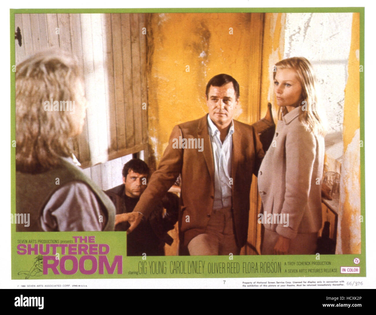 THE SHUTTERED ROOM, from left: Flora Robson, Oliver Reed, Gig Young ...