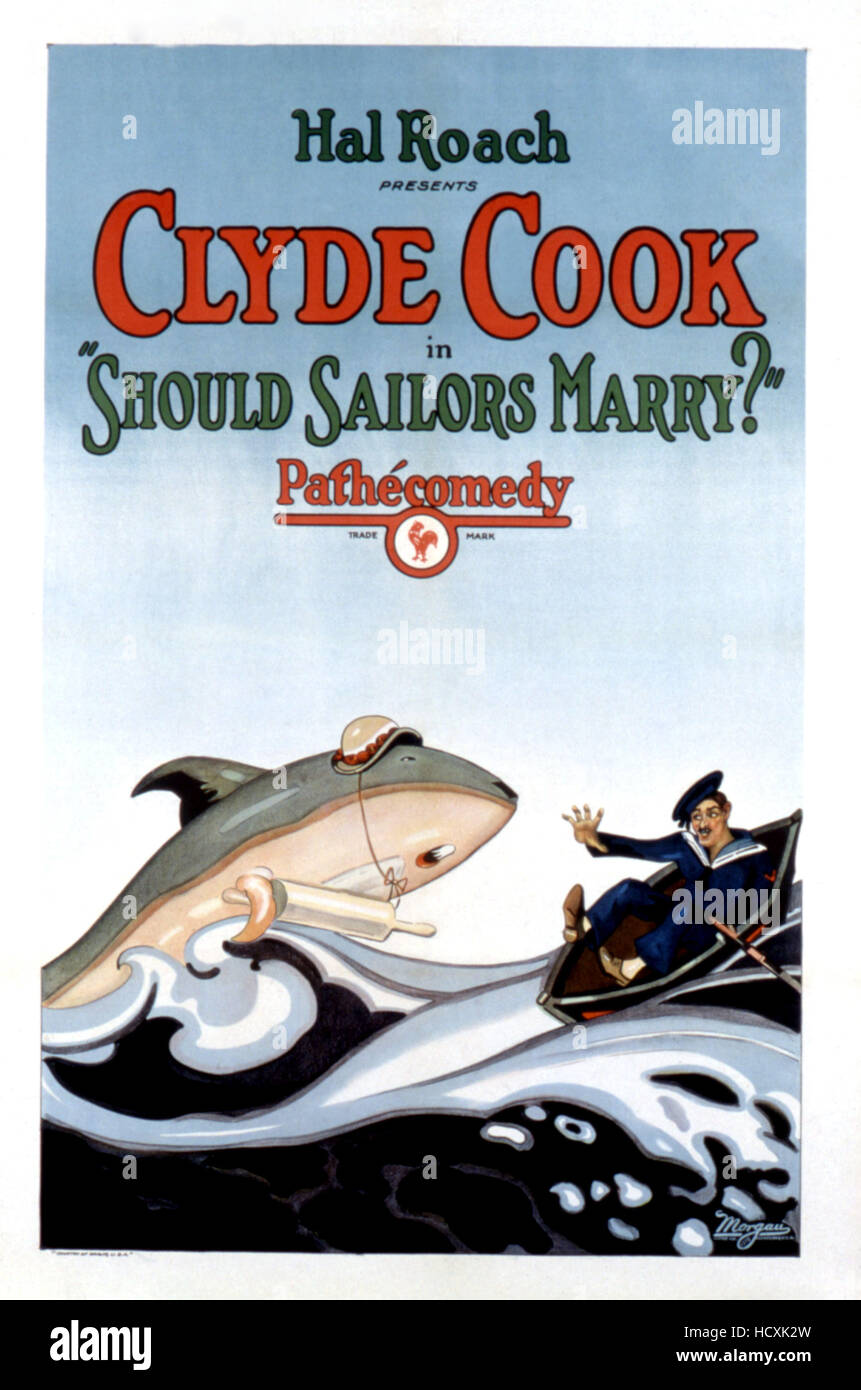 SHOULD SAILORS MARRY?, Clyde Cook, 1925 Stock Photo - Alamy