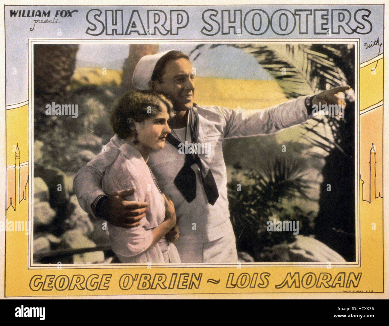SHARP SHOOTERS, US lobbycard, from left: Lois Moran, George O'Brien, 1928, TM & Copyright © 20th ...