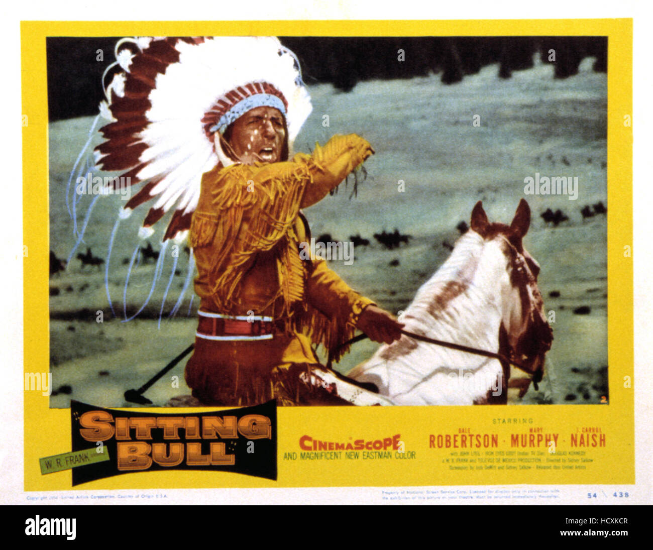 SITTING BULL, J. Carrol Naish, 1954 Stock Photo - Alamy