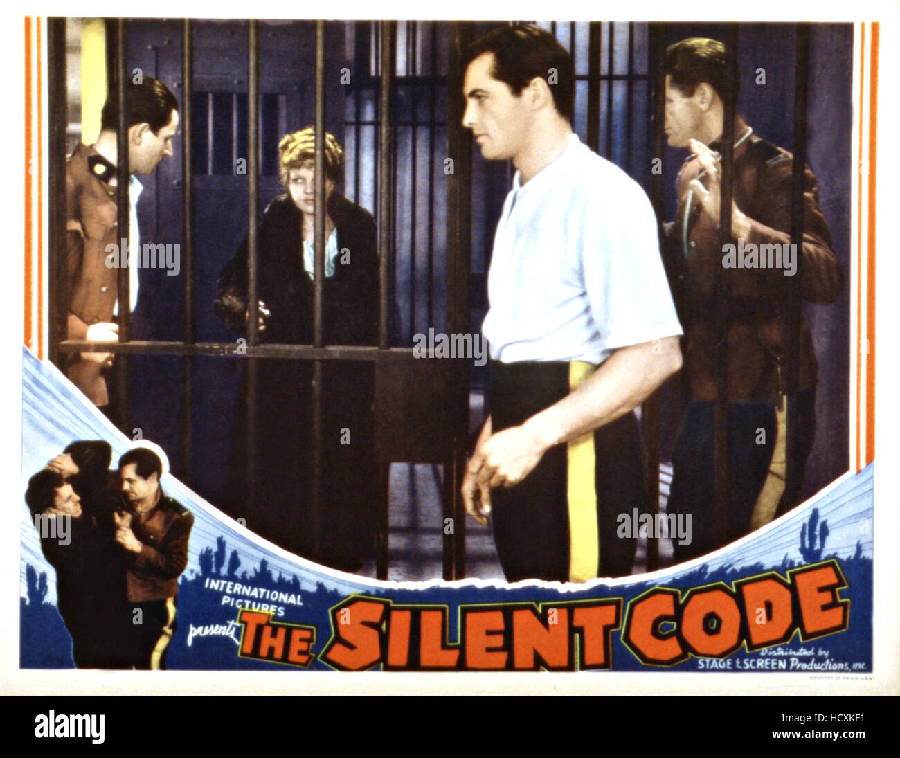 THE SILENT CODE, second from left: Blanche Mehaffey, second from right: Kane Richmond, 1935 ...