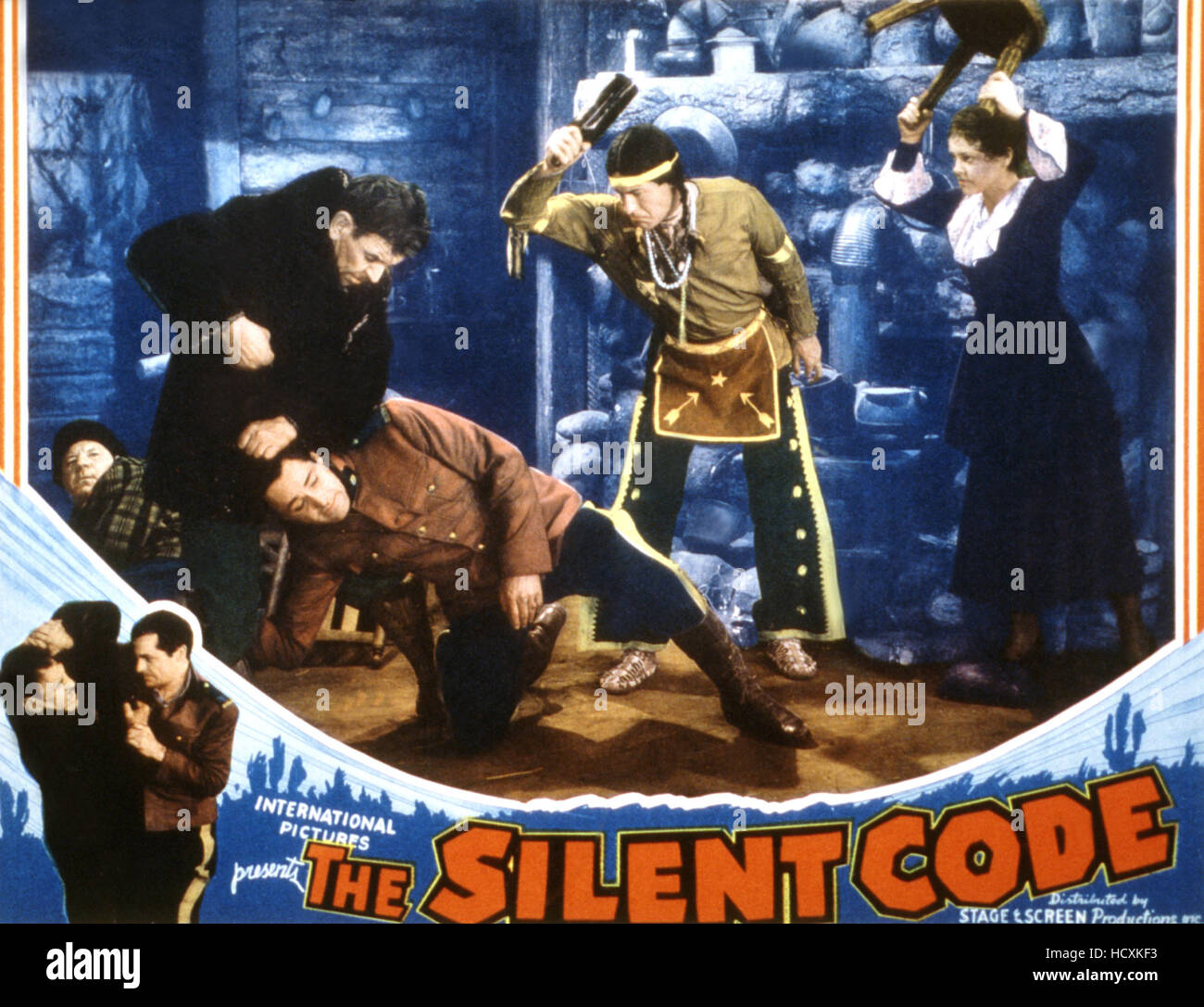 THE SILENT CODE, far left: Ben Corbett, third from left: Kane Richmond ...