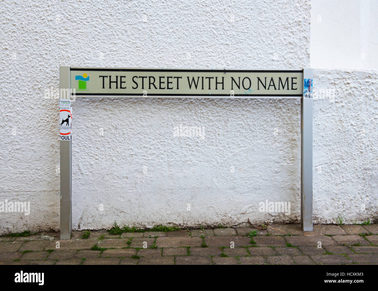 Road sign - Street with no name - England UK Stock Photo - Alamy