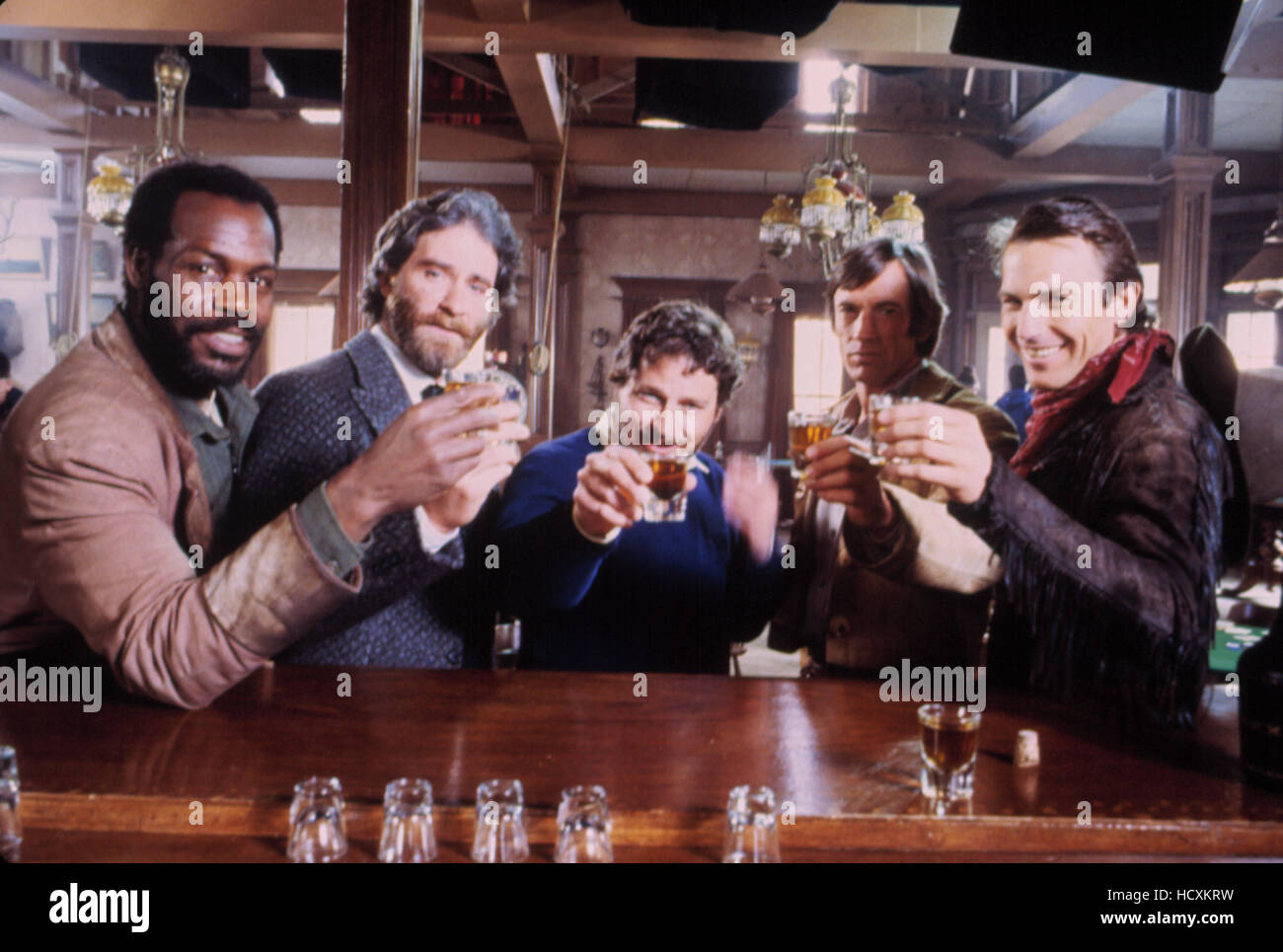 SILVERADO, Danny Glover, Kevin Kline, director Lawrence Kasdan, Scott ...