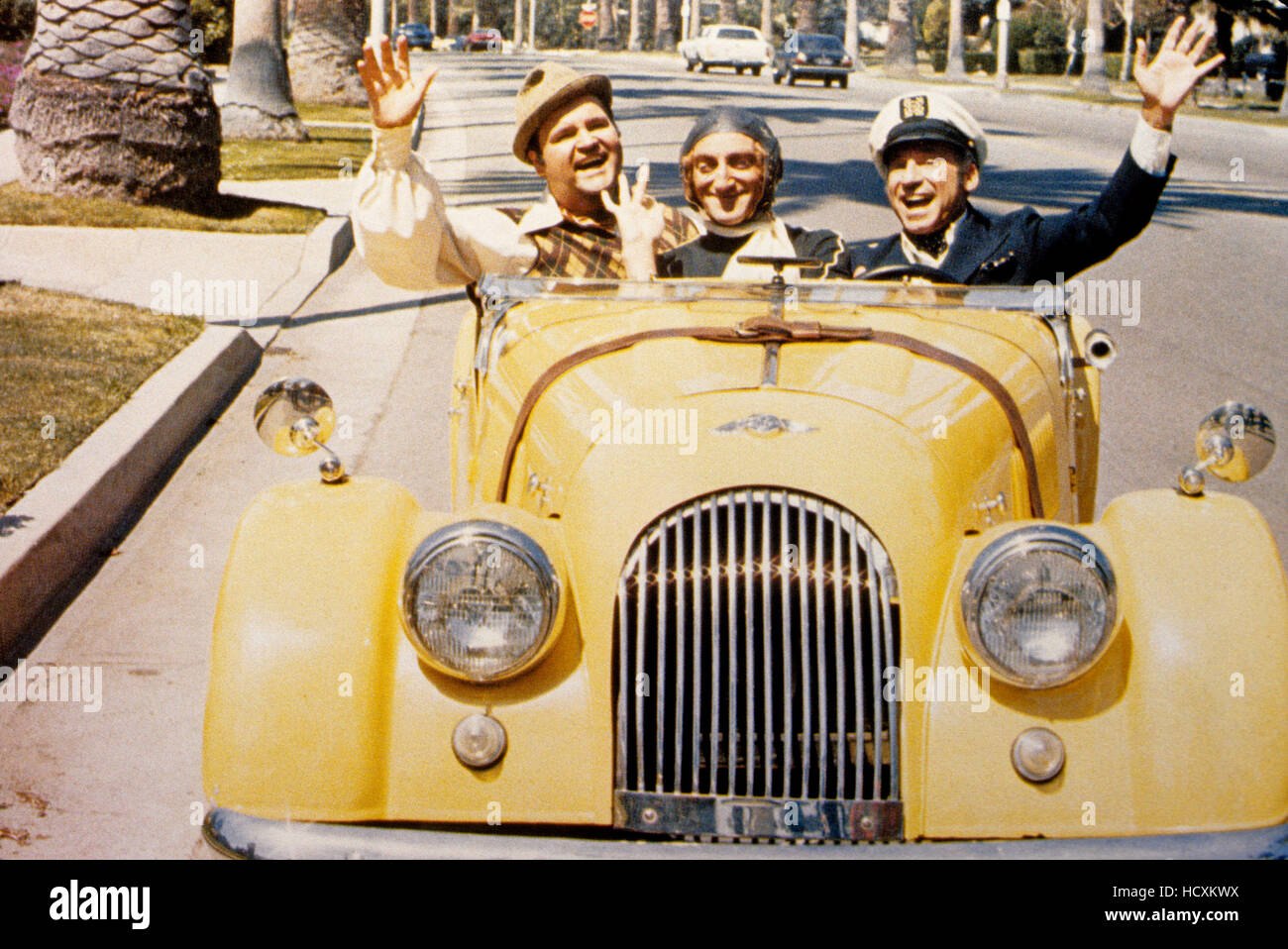 SILENT MOVIE, Dom DeLuise, Marty Feldman, Mel Brooks, 1976 Stock Photo ...