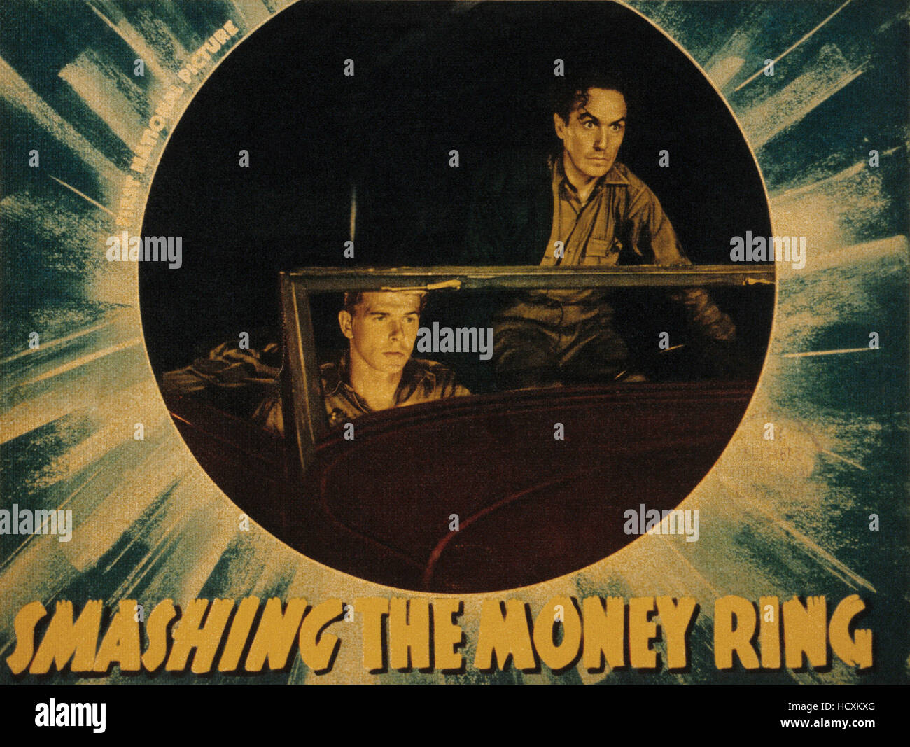 SMASHING THE MONEY RING, US lobbycard, from left, Ronald Reagan, Joe ...
