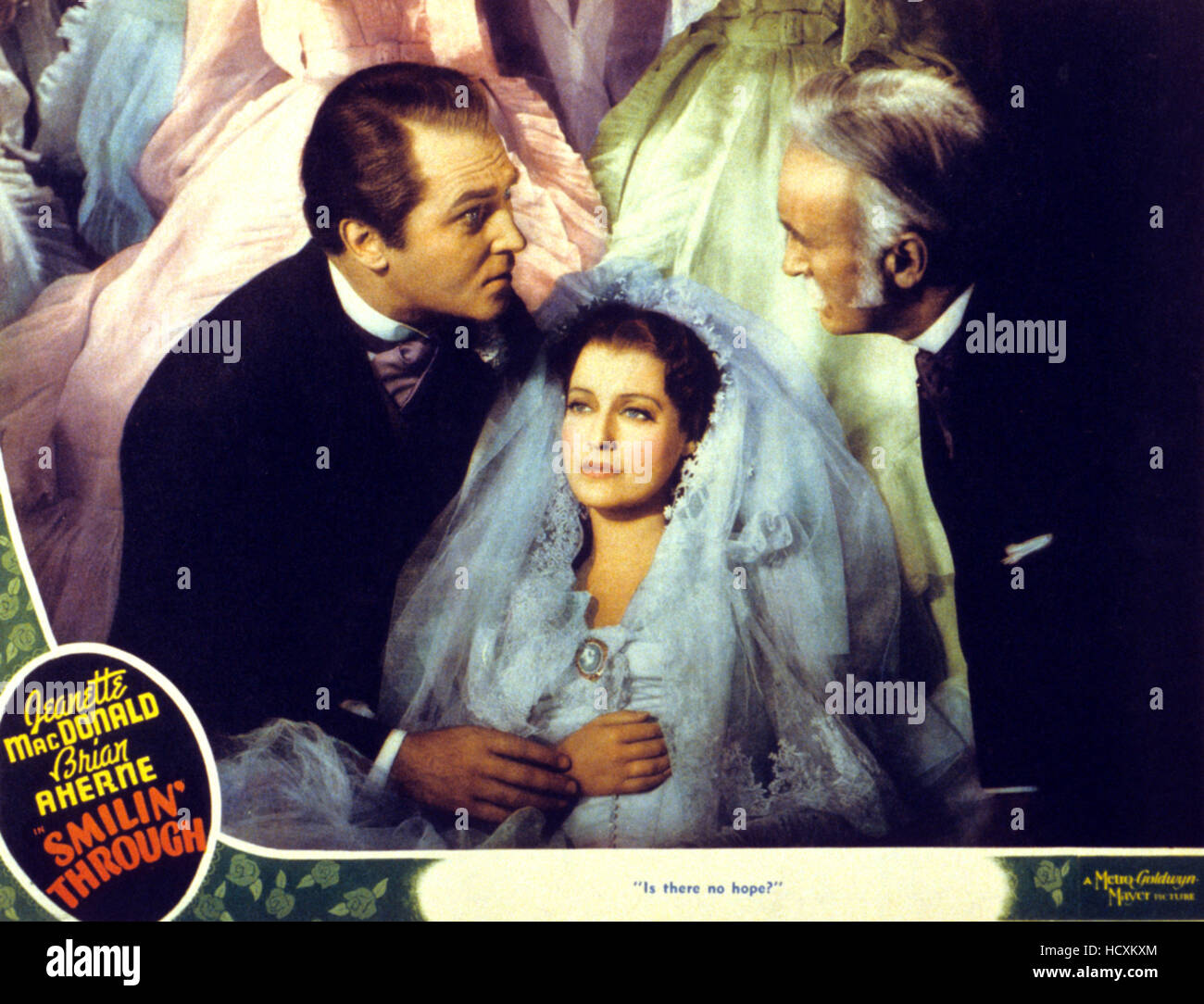 SMILIN' THROUGH, US lobbycard, from left: Brian Aherne, Jeannette ...
