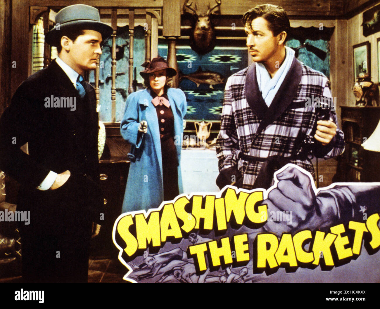 SMASHING THE RACKETS, l-r:Chester Morris, Rita Johnson, Bruce Cabot on ...