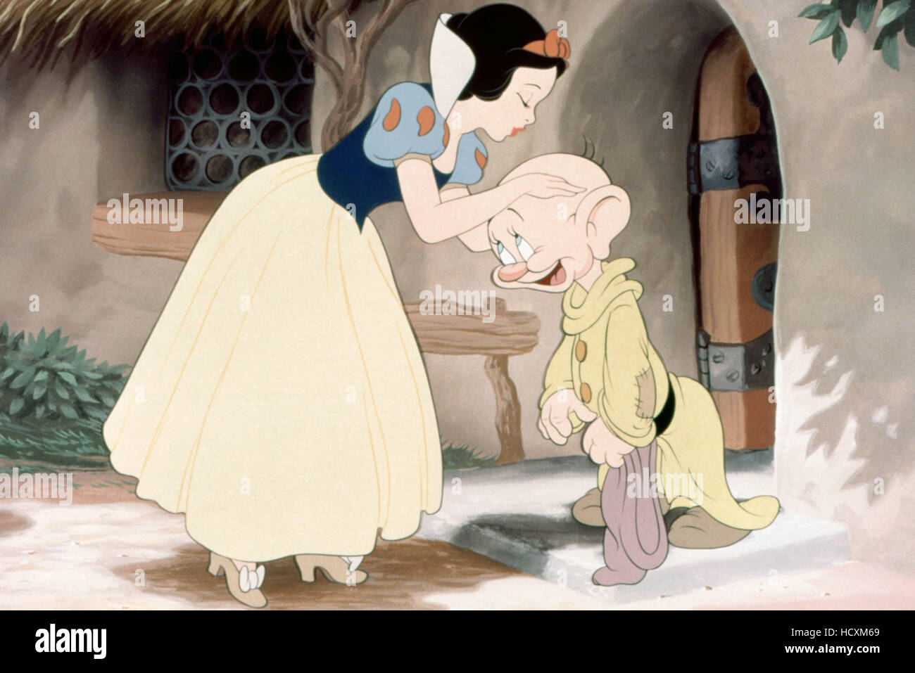 SNOW WHITE AND THE SEVEN DWARFS, Snow White, Dopey, 1937. ©Buena Vista ...