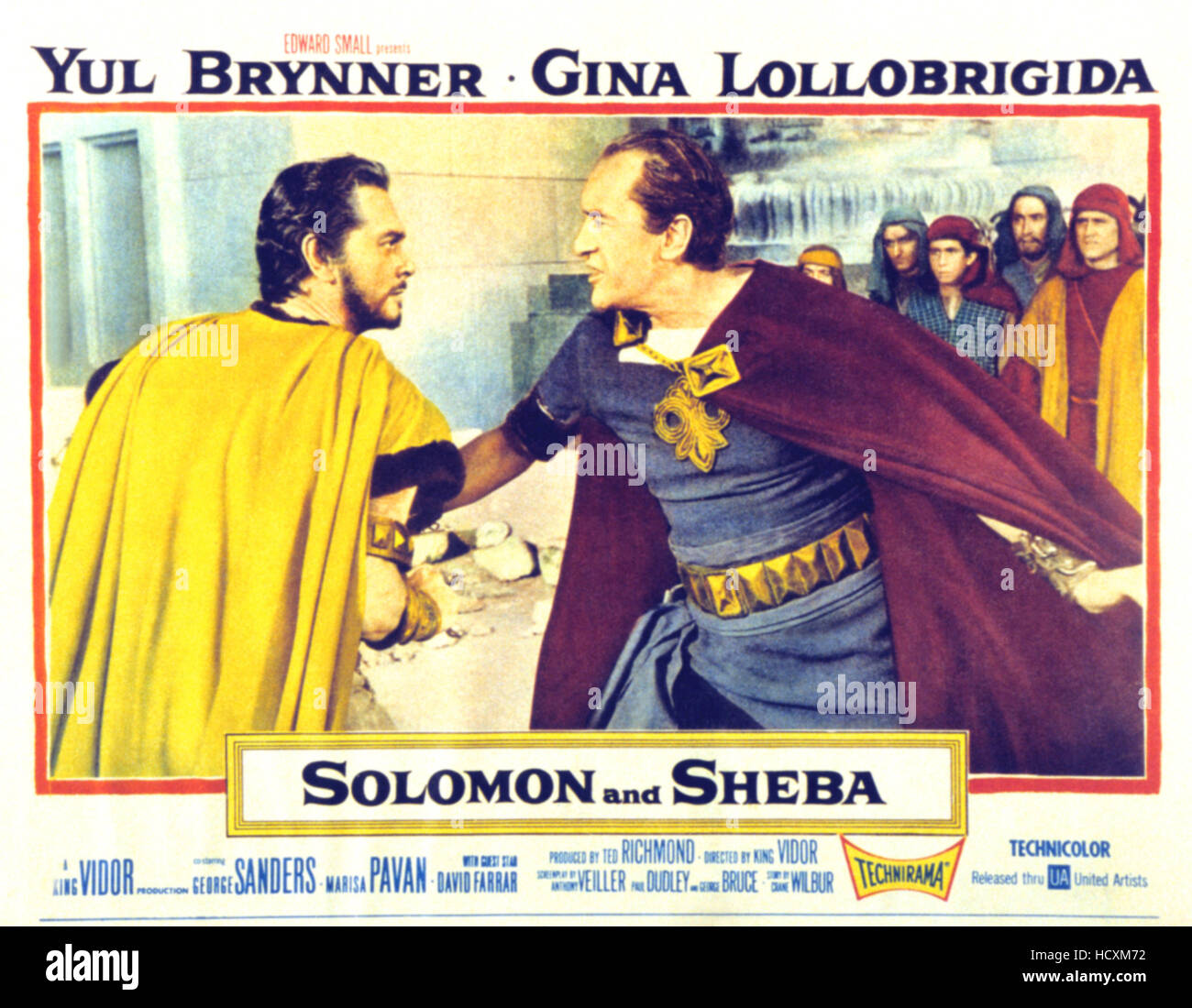 SOLOMON AND SHEBA, Yul Brynner, George Sanders, 1959 Stock Photo - Alamy