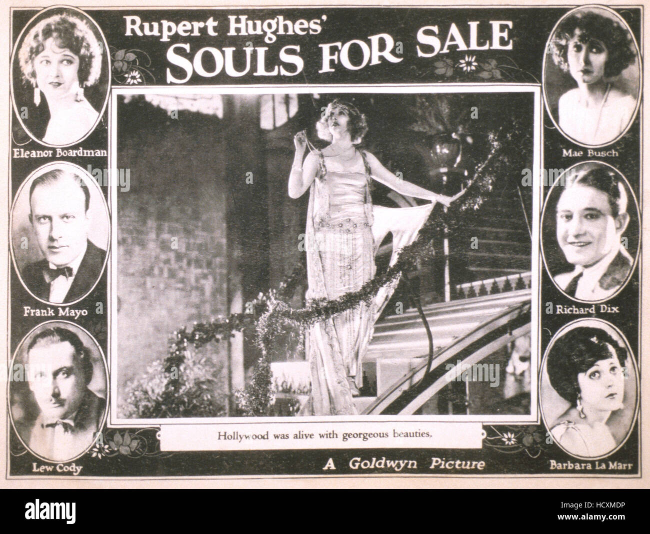 SOULS FOR SALE, US poster, left from top: Eleanor Boardman, Frank Mayo ...