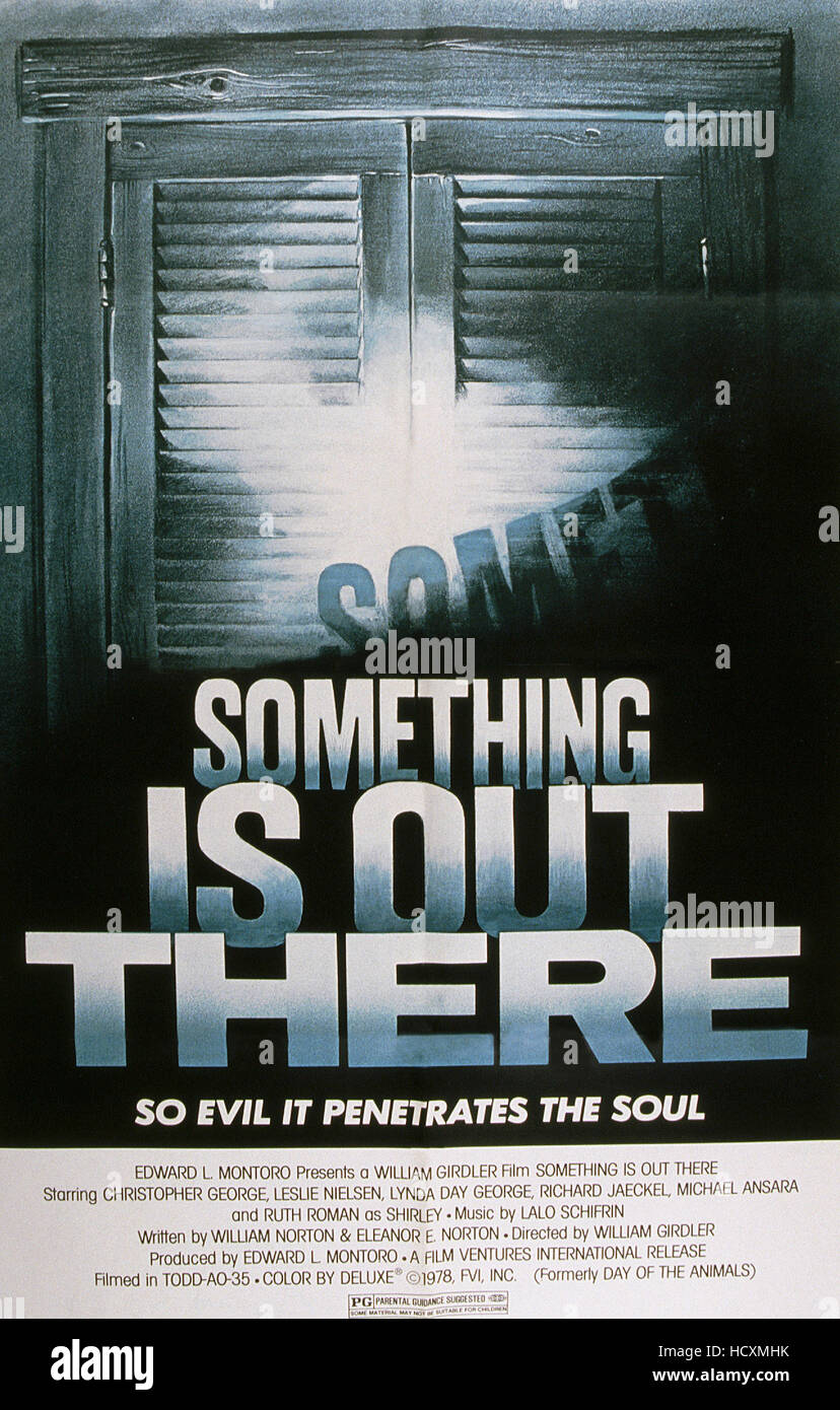 SOMETHING IS OUT THERE, (aka DAY OF THE ANIMALS), US poster, 1977 Stock Photo - Alamy