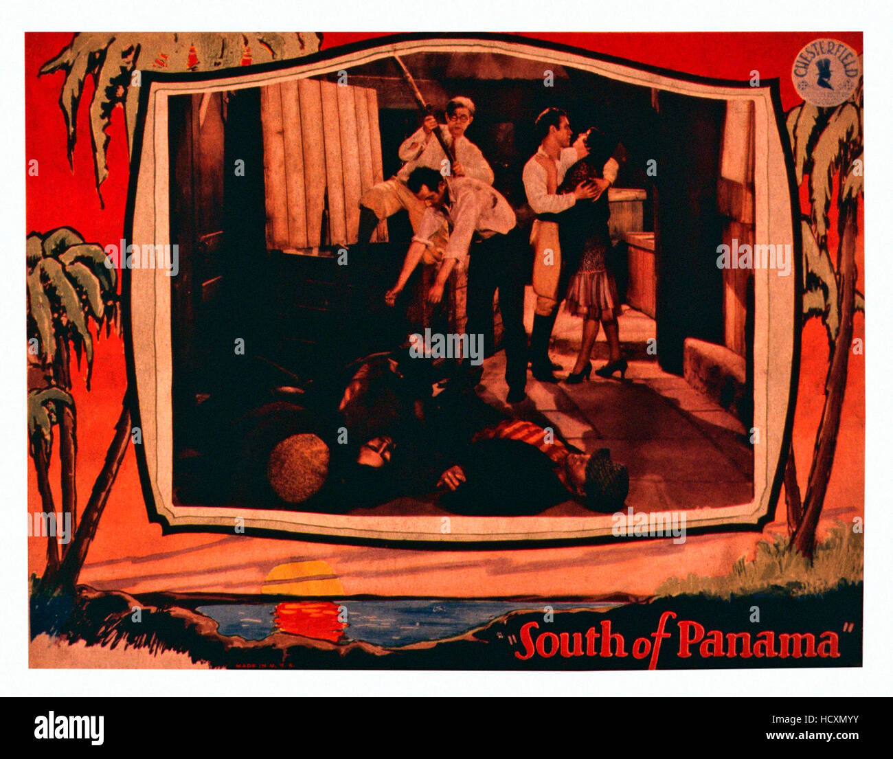 SOUTH OF PANAMA, US lobbycard, rear from left: Lewis Sargent, Edward ...