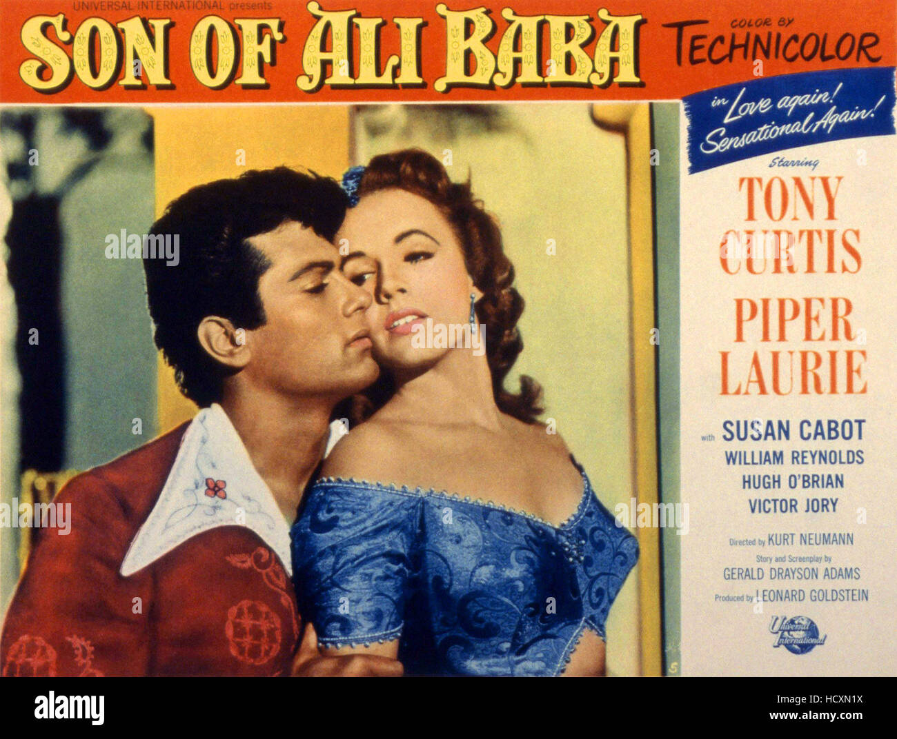 SON OF ALI BABA, Tony Curtis, Piper Laurie, 1952 Stock Photo - Alamy