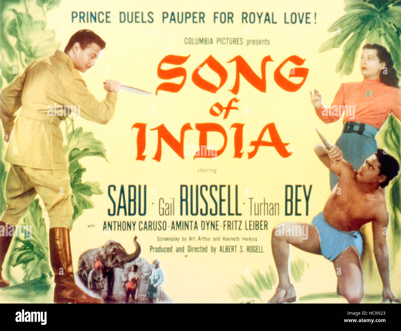 SONG OF INDIA, Turhan Bey, Gail Russell, Sabu, 1949 Stock Photo - Alamy