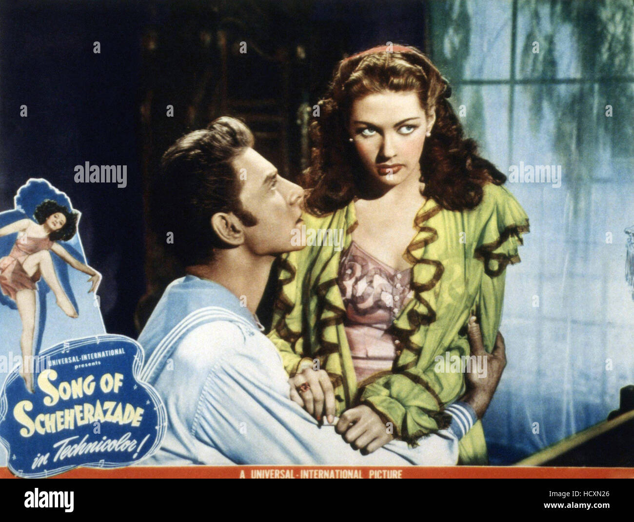 SONG OF SCHEHERAZADE, Jean-Pierre Aumont, Yvonne De Carlo, 1947 Stock ...
