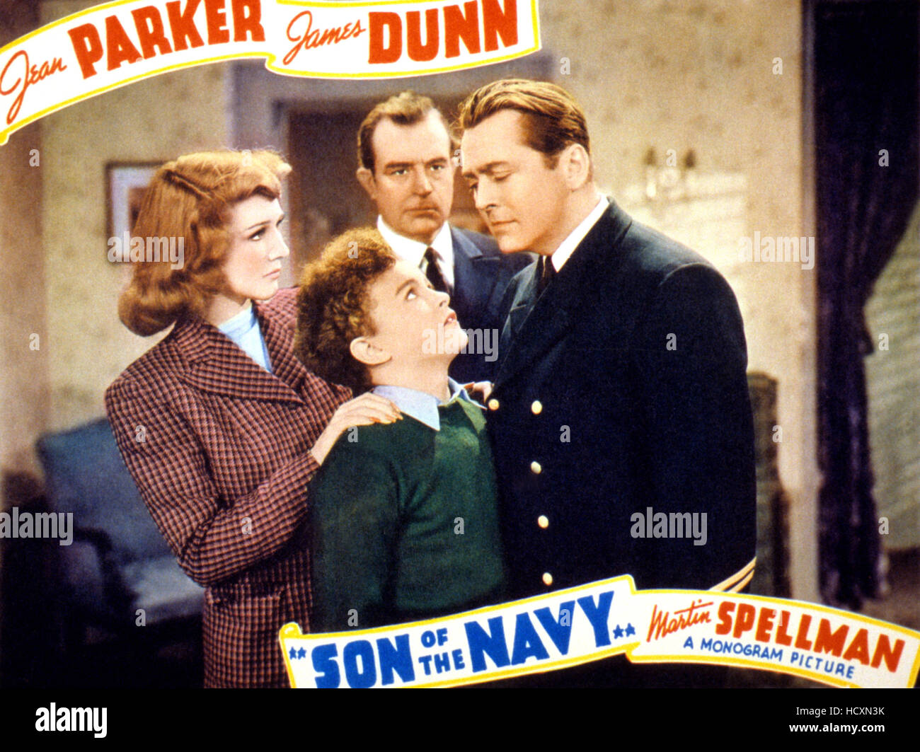 SON OF THE NAVY, foreground l-r: Jean Parker, Martin Spellman, James ...
