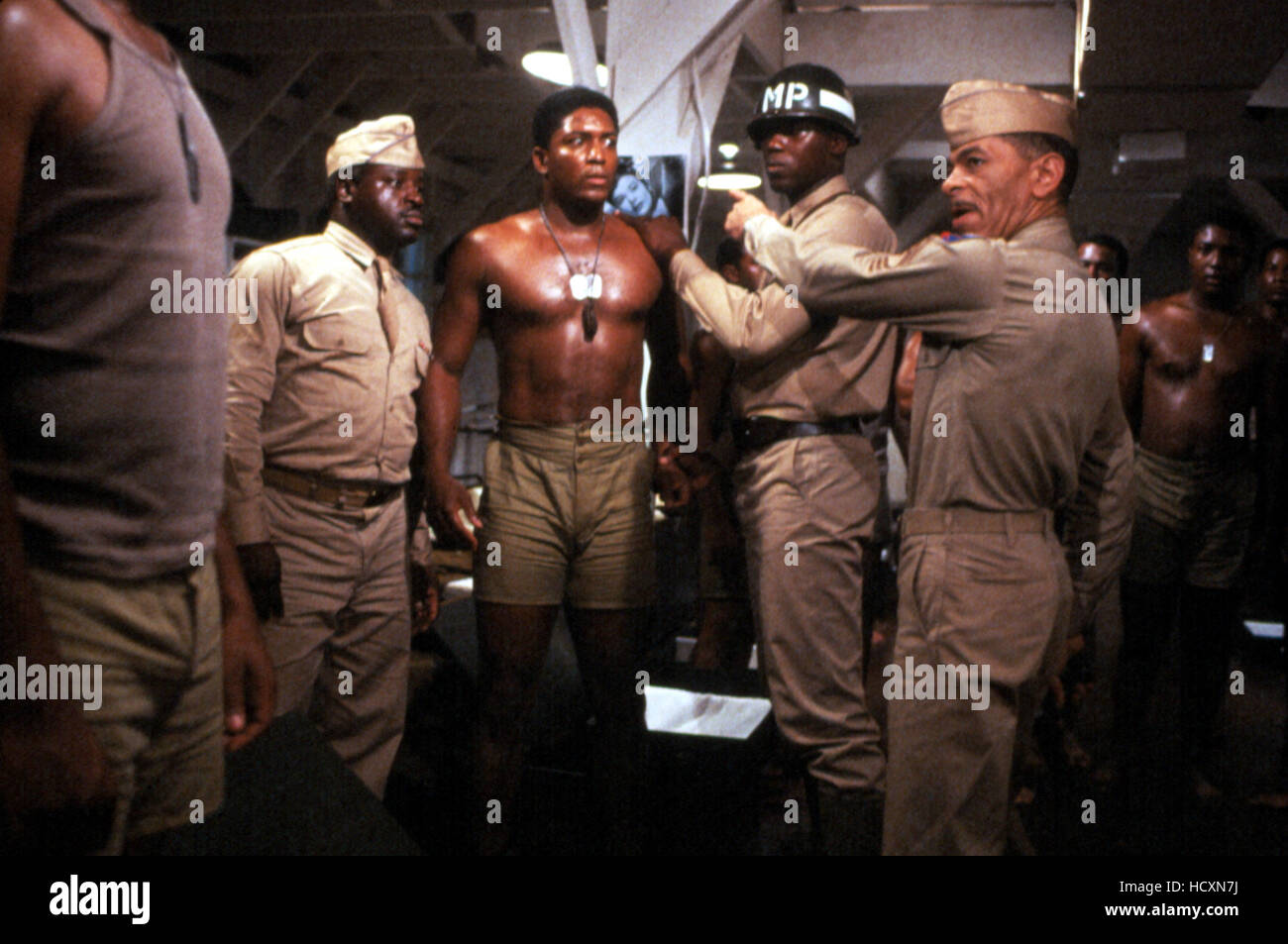 A SOLDIER'S STORY, Art Evans, Larry Riley, Adolph Caesar, 1984 Stock ...