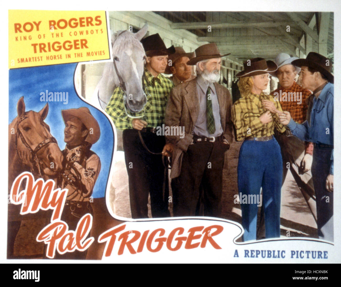 MY PAL TRIGGER, Gabby Hayes, Dale Evans, 1946 Stock Photo - Alamy