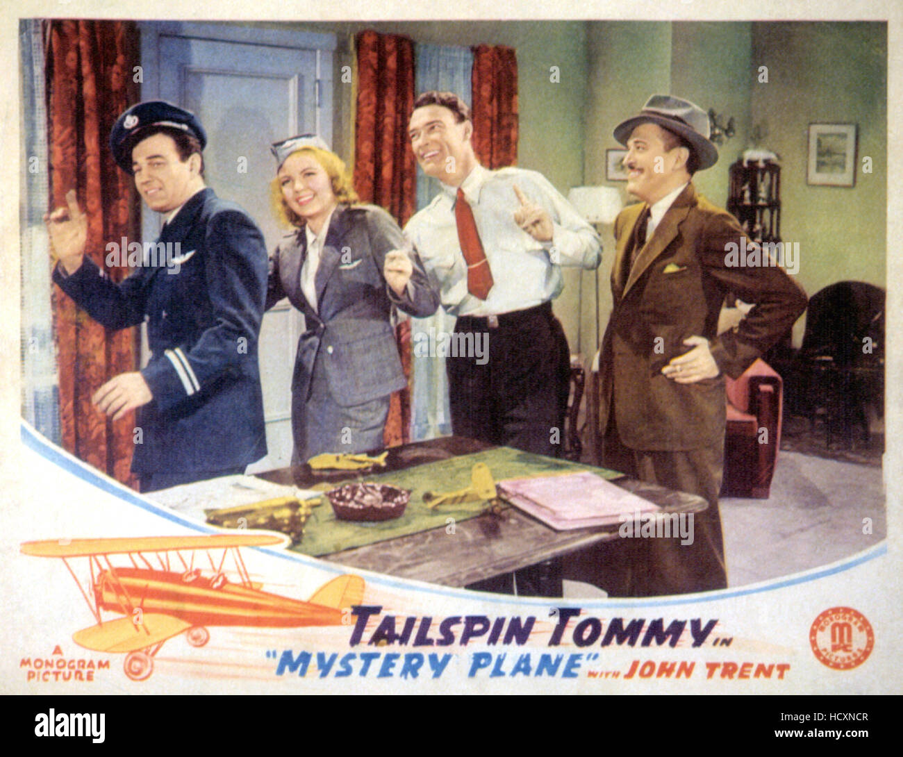 MYSTERY PLANE, Milburn Stone, Marjorie Reynolds, John Trent, Jason ...