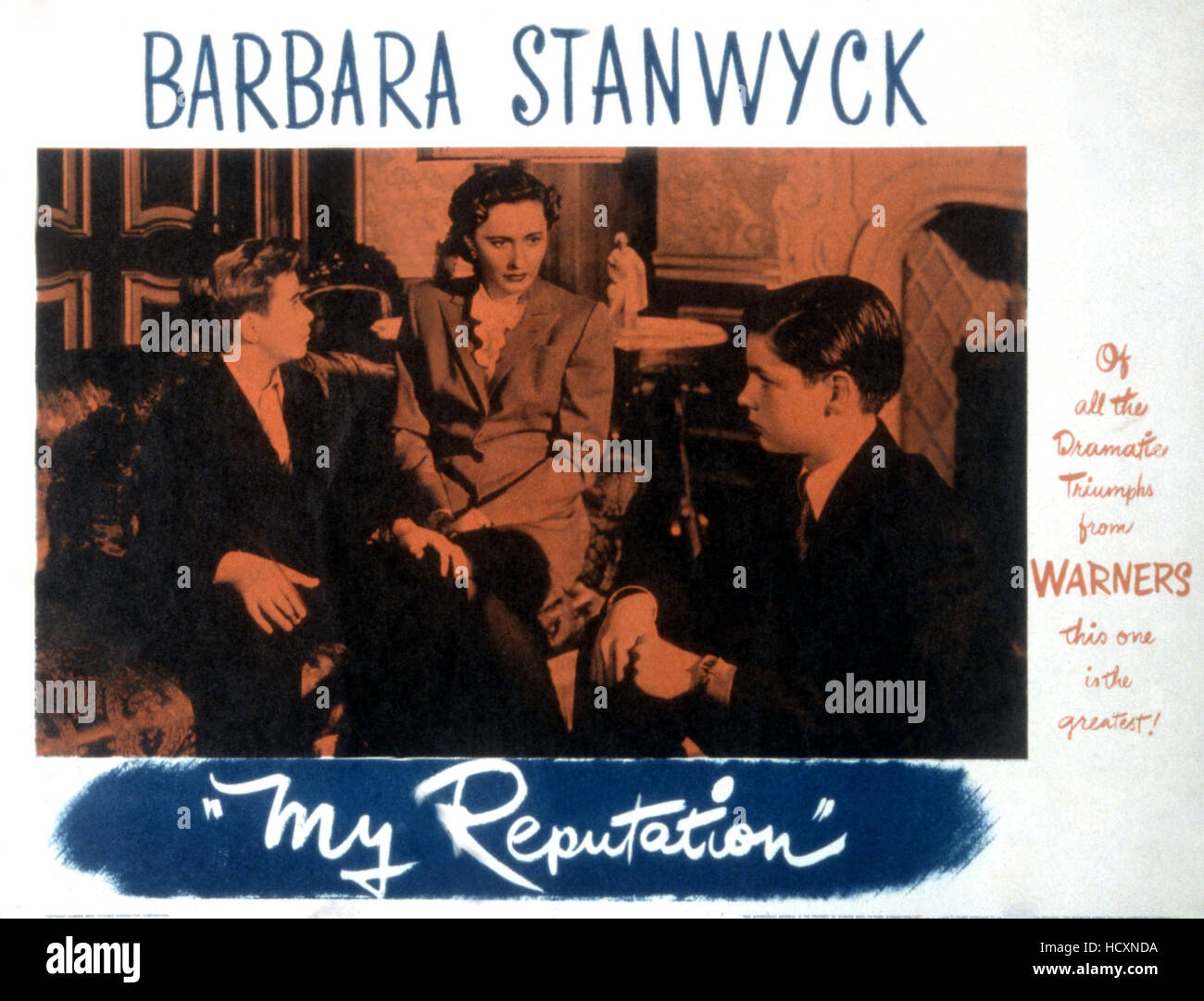 MY REPUTATION, Scotty Beckett, Barbara Stanwyck, Darwood Kaye, 1946 ...
