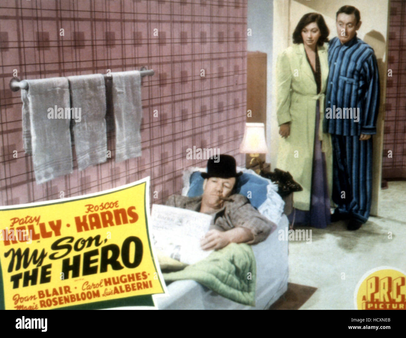 MY SON THE HERO, Maxie Rosenbloom, Patsy Kelly, Roscoe Karns, 1943 ...