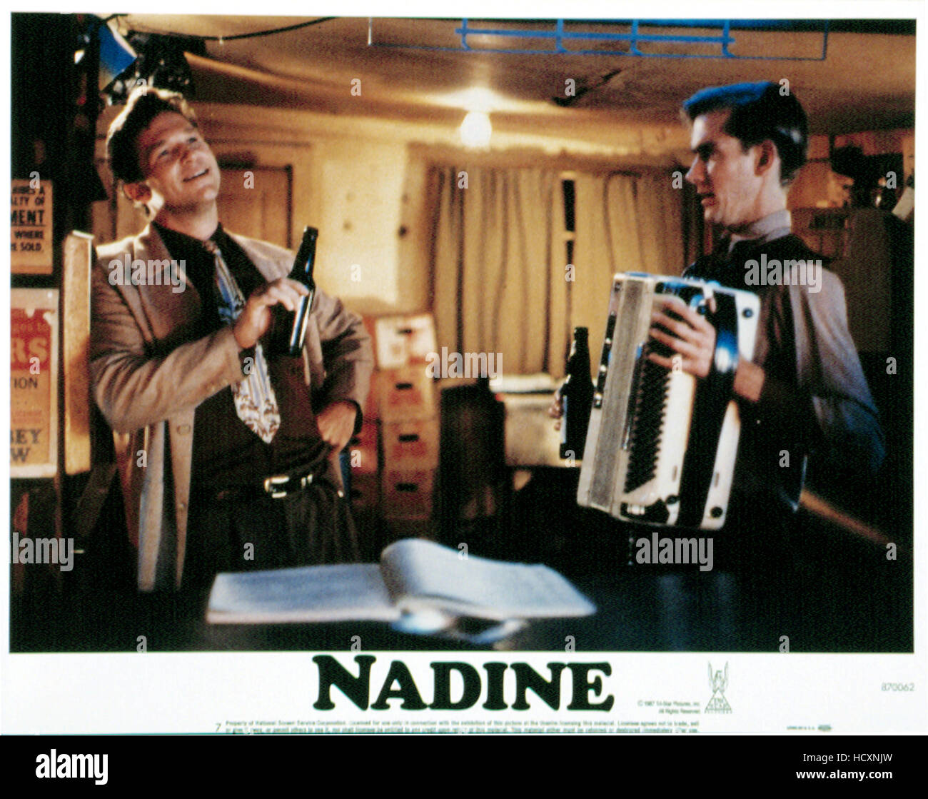 NADINE, Jeff Bridges, William Youmans, poster art, 1987. (c)TriStar ...