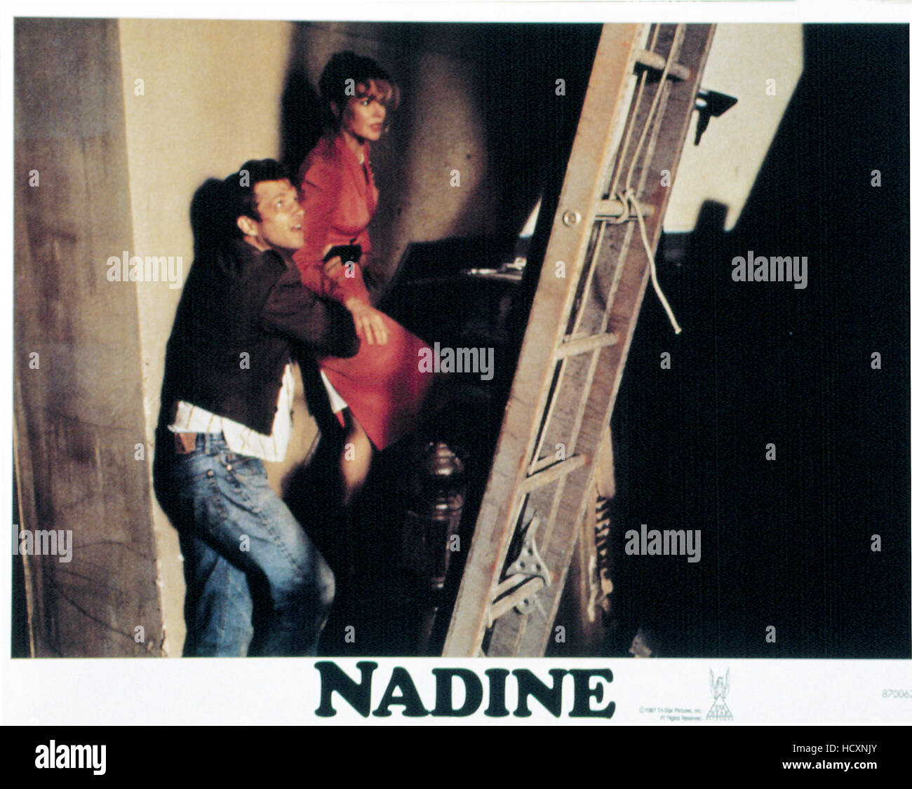 NADINE, Jeff Bridges, Kim Basinger, poster art, 1987. (c)TriStar ...