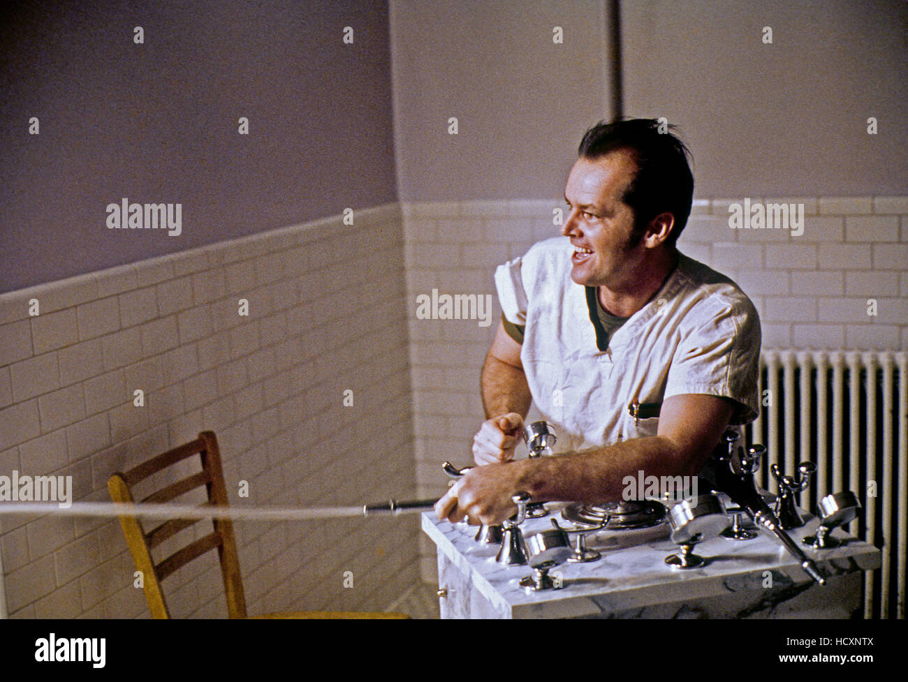 ONE FLEW OVER THE CUCKOO'S NEST, Jack Nicholson, 1975 Stock Photo - Alamy