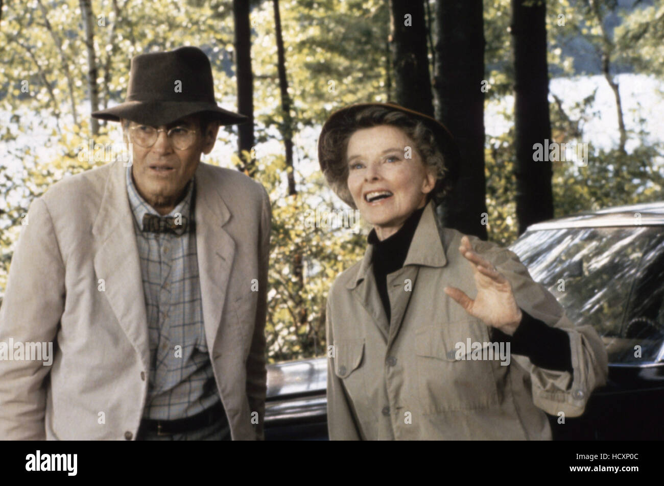 ON GOLDEN POND, from left, Henry Fonda, Katharine Hepburn, 1981 ...