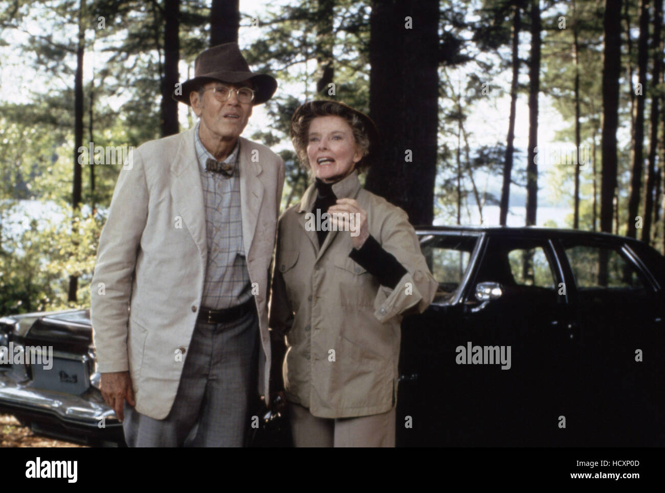 ON GOLDEN POND, from left, Henry Fonda, Katharine Hepburn, 1981 ...