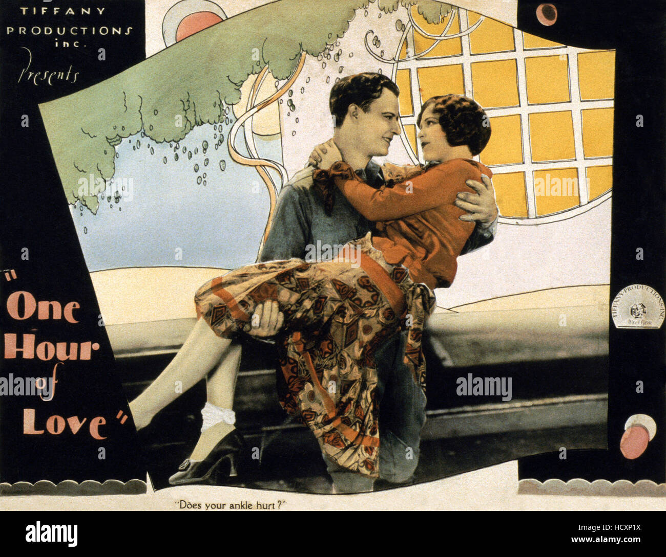 ONE HOUR OF LOVE, US lobbycard, from left: Robert Frazer, Jacqueline ...