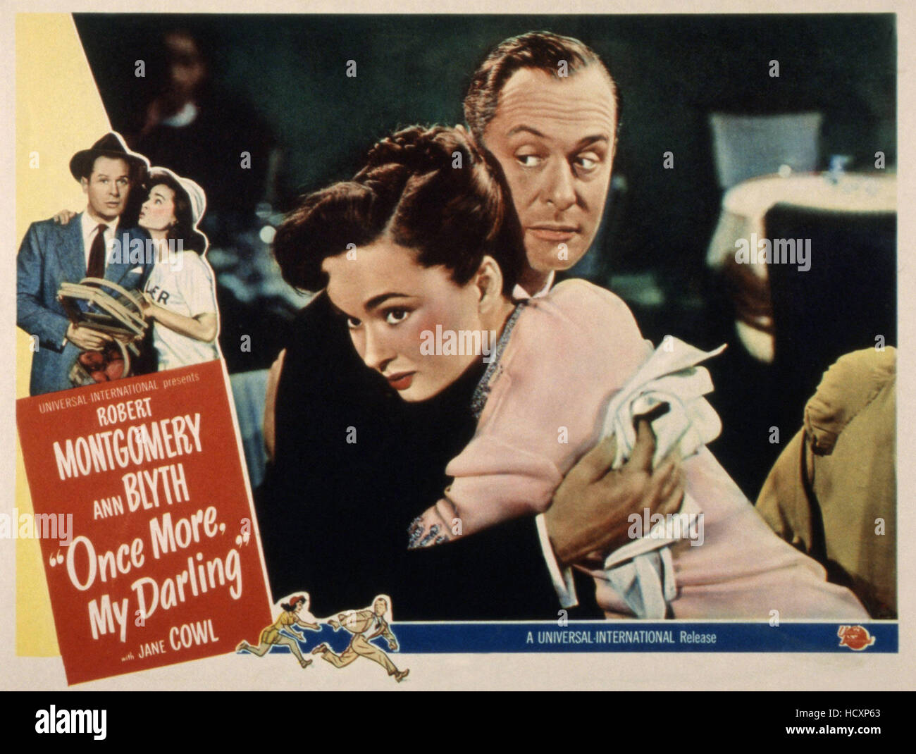 ONCE MORE, MY DARLING, Robert Montgomery, Ann Blyth, 1949 Stock Photo ...
